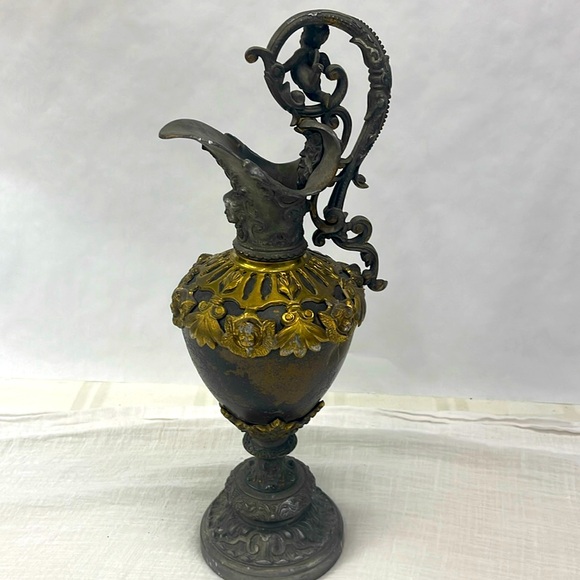 Source Unknown | Accents | Vintage Brassbronze Ewer Type Of Metal ...